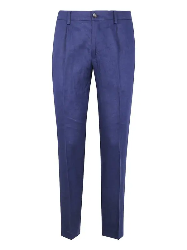 MICHAEL COAL Denny Drawstring Trousers - Blue