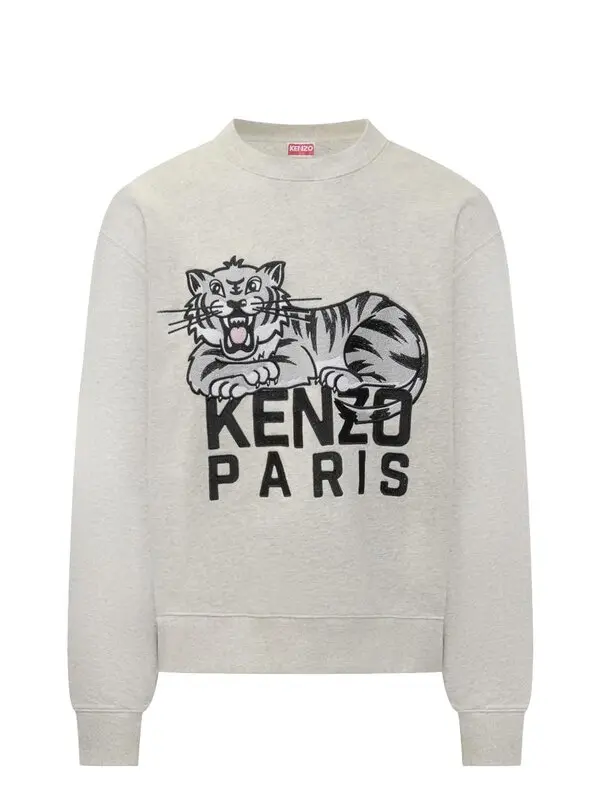 Kenzo Tiger Graphic Sweatshirt - Grey