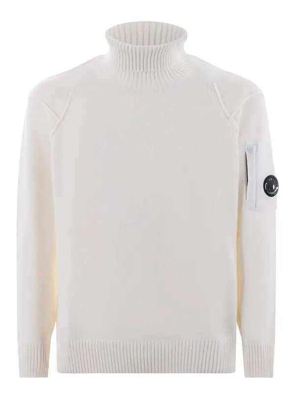 C.P. COMPANY Wool Blend Sweater - Beige