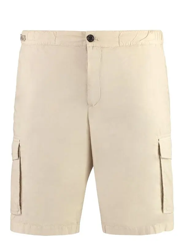 Paul & Shark Cotton Bermuda Shorts - Beige