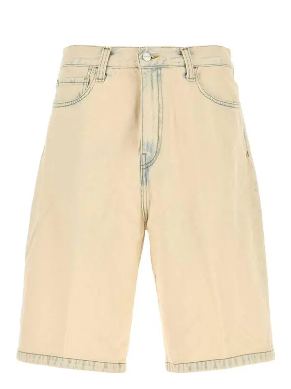 Carhartt Work In Progress Landon Denim Shorts - Beige O Tan