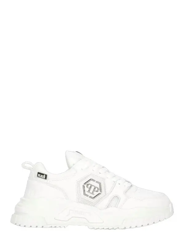 Philipp Plein Lace Up Sneakers - White