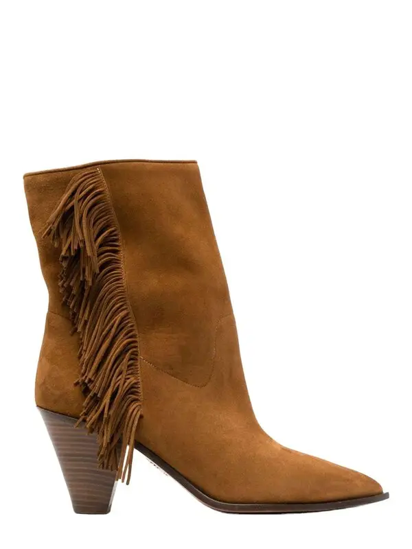 AQUAZZURA Marfa Bootie 70 - Brown