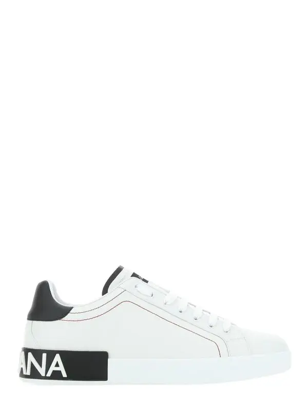 Dolce & Gabbana Portofino Low Top Sneakers - White