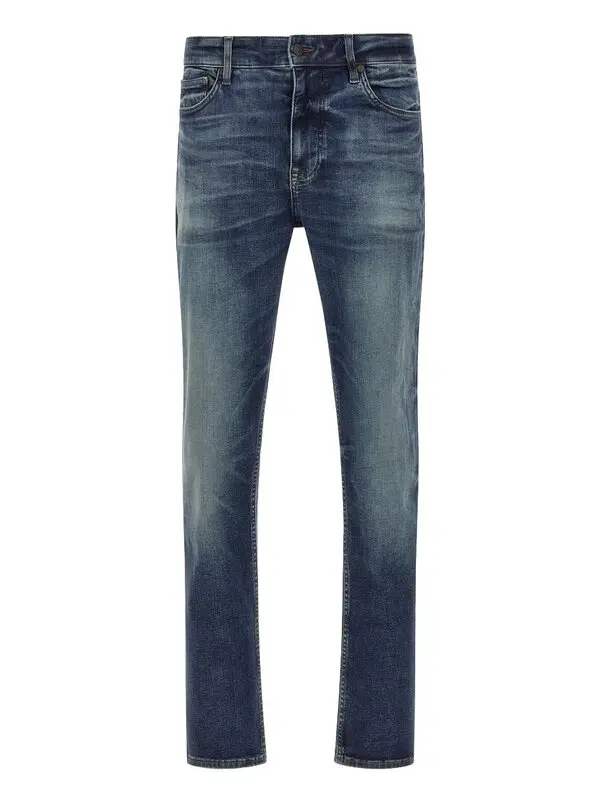 Hugo Boss Delaware Straight Leg Jeans - Blue