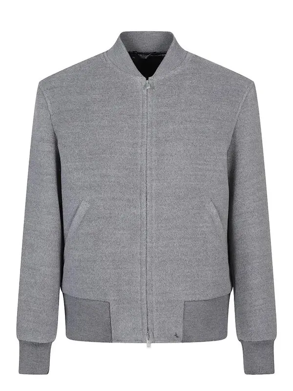 LARDINI Virgin Wool Jacket - Grey
