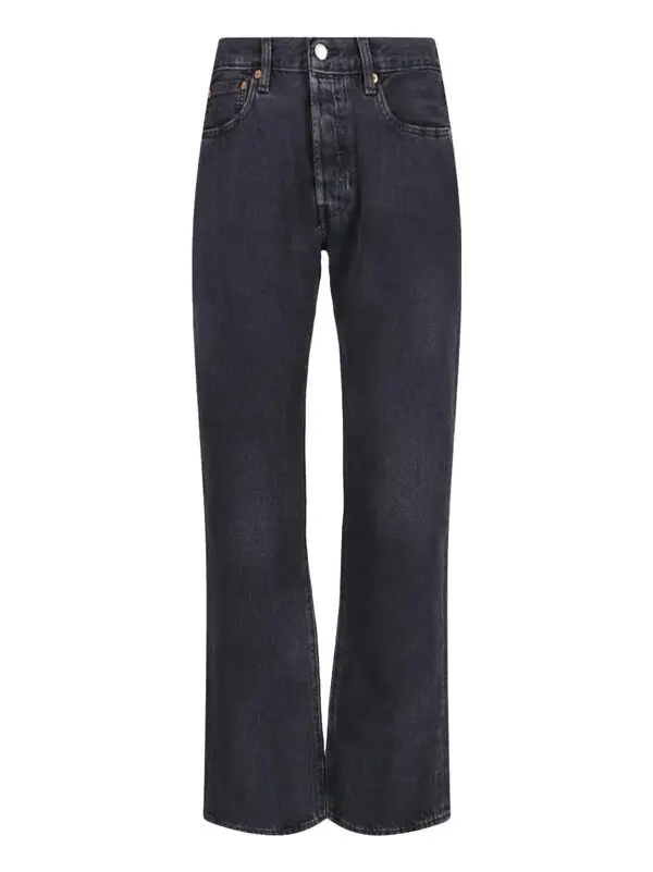 LEVI'S 501 Straight Leg Jeans - Black