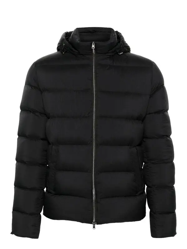 Herno Padded Zip-up Jacket - Black