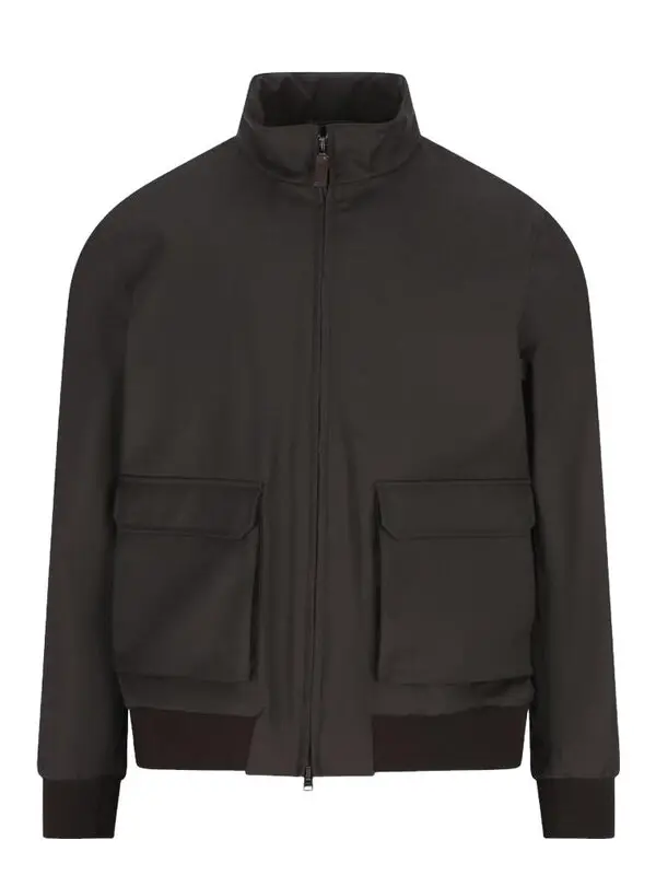 Herno Padded Zip-up Jacket - Brown