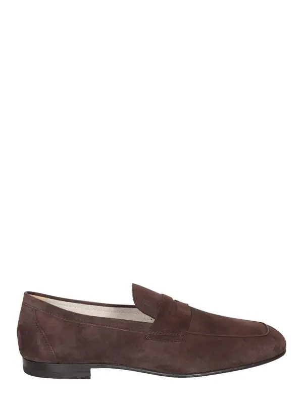 TOD'S Suede Loafer - Brown
