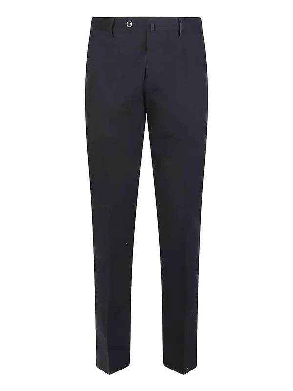 PT TORINO Slim Flat Front Trousers - Blue