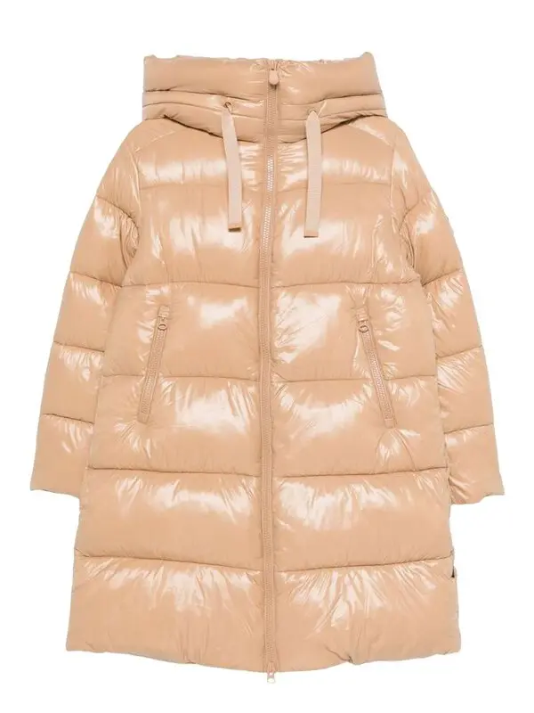SAVE THE DUCK Bella' Long Down Jacket - Beige