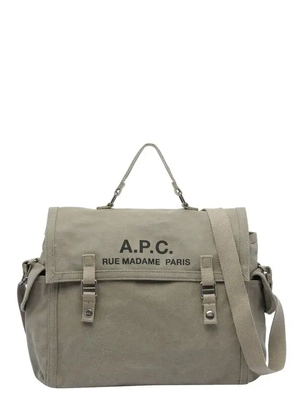 A.p.c. Recuperation Satchel - Green