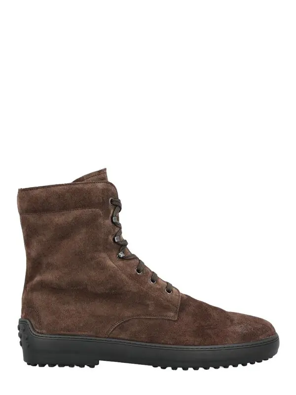 TOD'S Lace-up Ankle Boots - Brown
