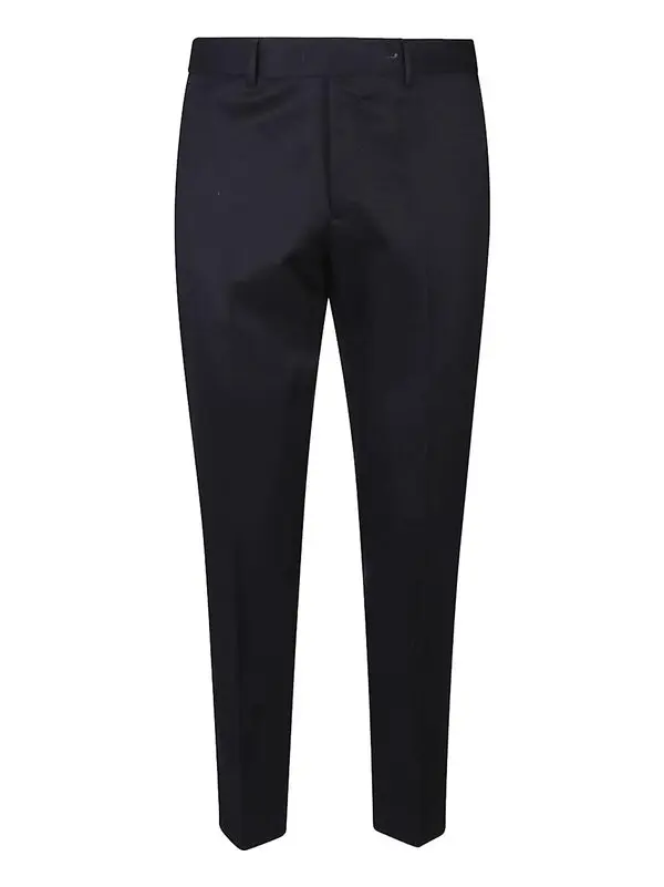 PT TORINO Flat Front Pants - Blue