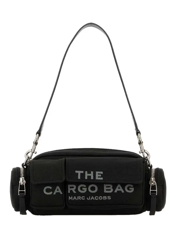 Marc Jacobs Canvas Shoulder Bag - Black