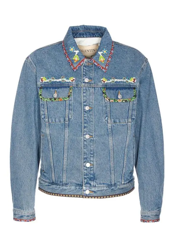 Valentino Garavani Denim Jacket - Blue