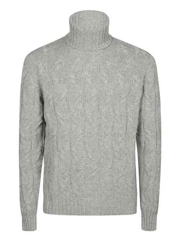 DRUMOHR Treccia Turtleneck - Grey