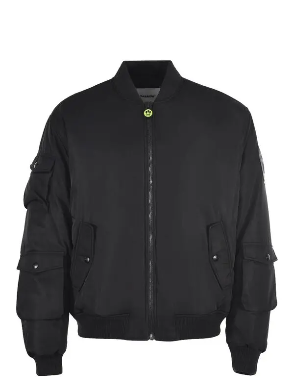 BARROW Padded Nylon Jacket - Black