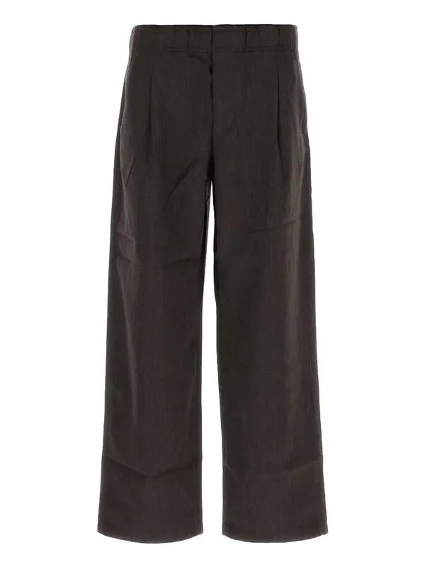 Our Legacy Leisure Trouser - Havana Brown Chain Wool