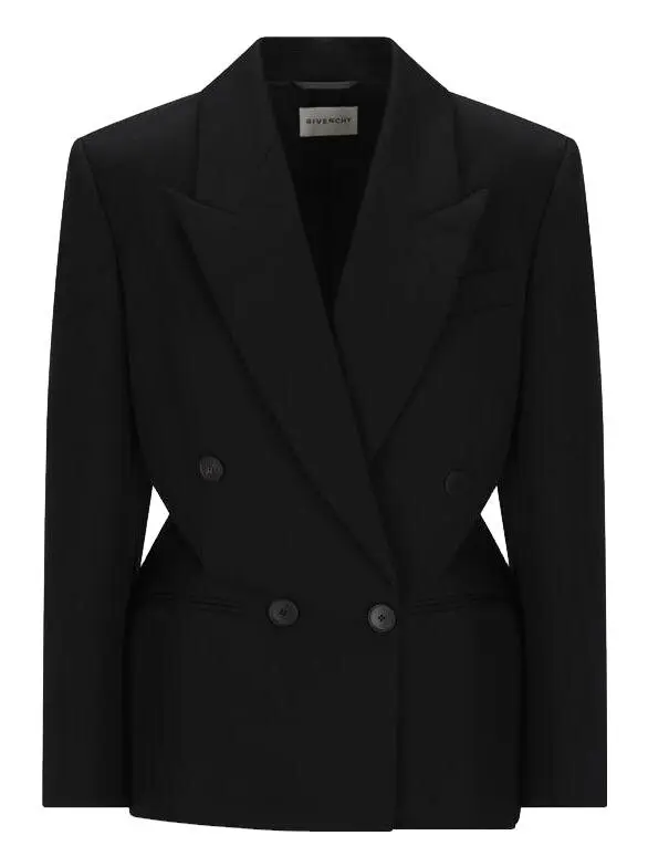 Givenchy Cut-out Blazer - Black