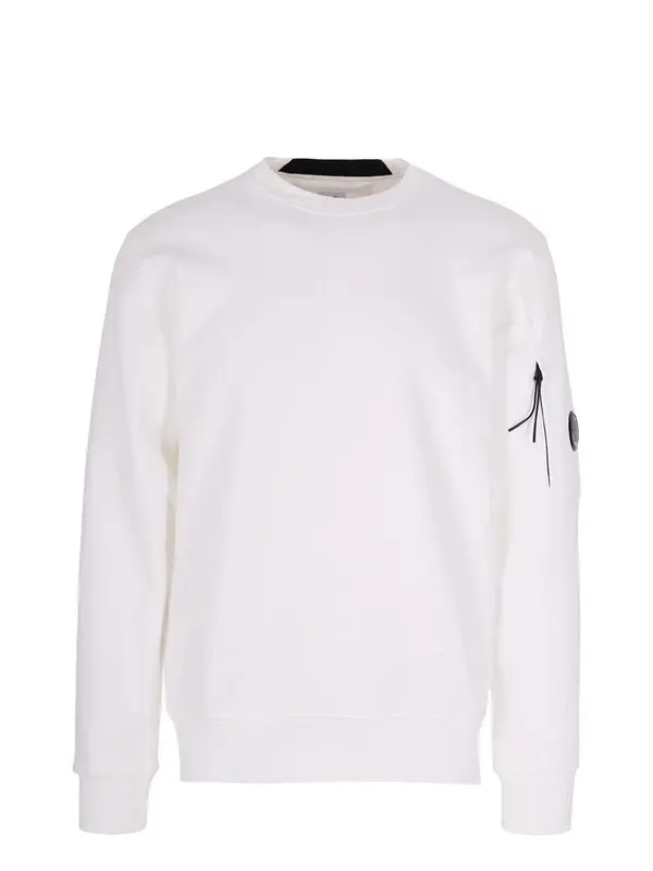 C.P. COMPANY Cotton Sweatshirt - Gauze White