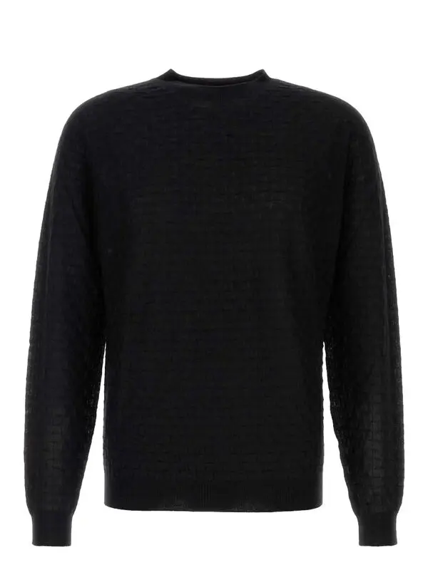 Giorgio Armani Fine Knit Sweater - Black