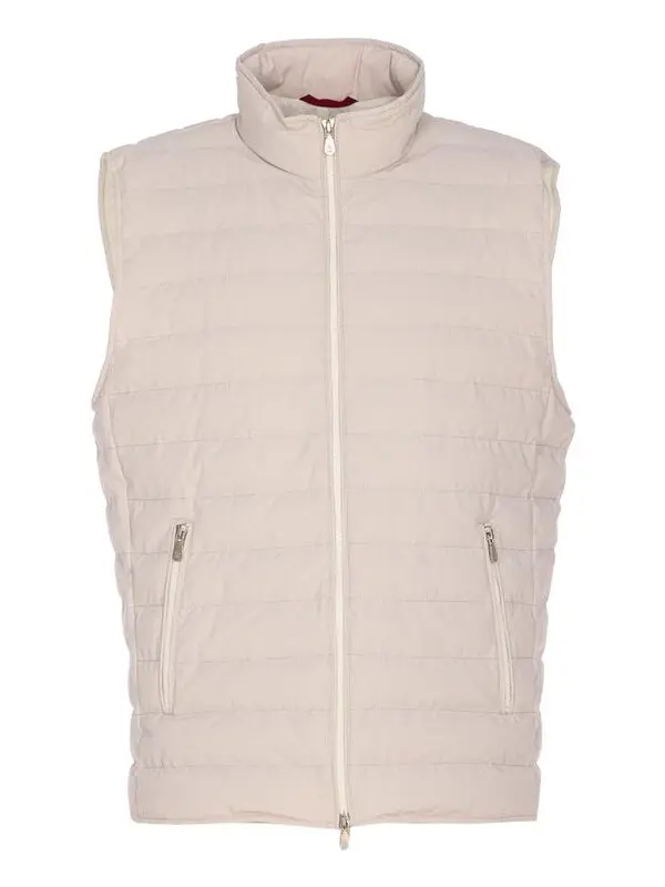 Brunello Cucinelli Padded Vest - White