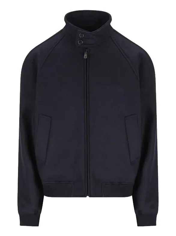 Prada Virgin Wool Jacket - Blue