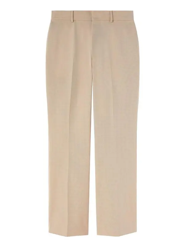 Palm Angels Flared Trousers - Beige