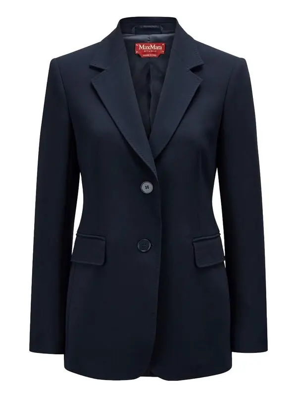 Max Mara Tailored Jacket - Blue