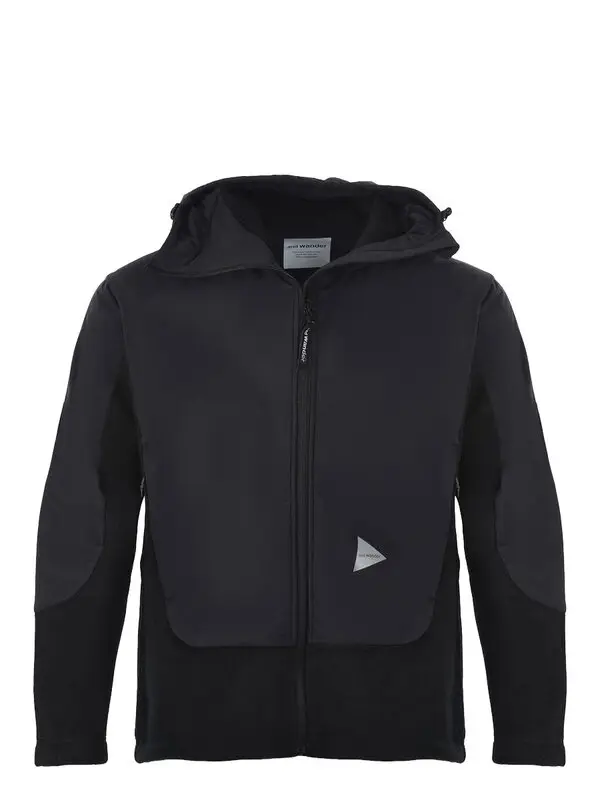 AND WANDER Jacket With Fleece Insert - Black