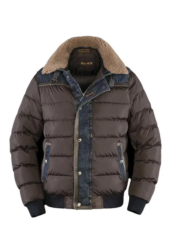 MOORER Viani-104s Jacket - Brown