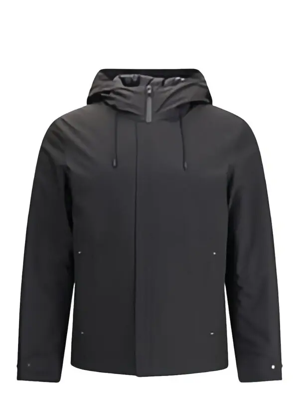 Woolrich Hooded Zip-up Jacket - Black