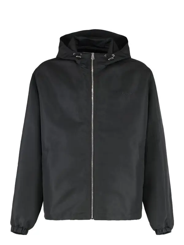 Givenchy Technical Fabric Hooded Jacket - Black