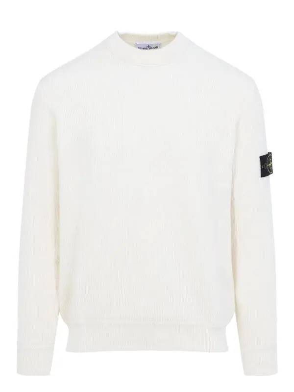 Stone Island Crew Neck Sweater - Beige