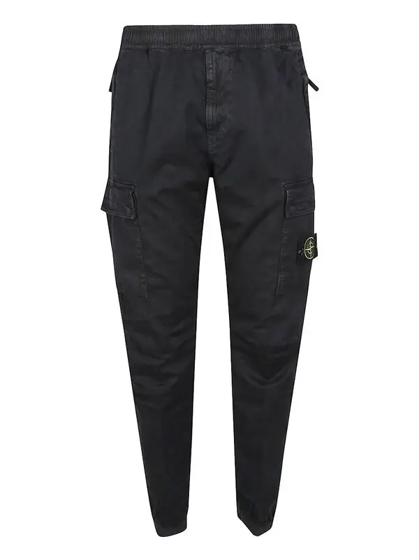 Stone Island Regular Tapered Pant - Black