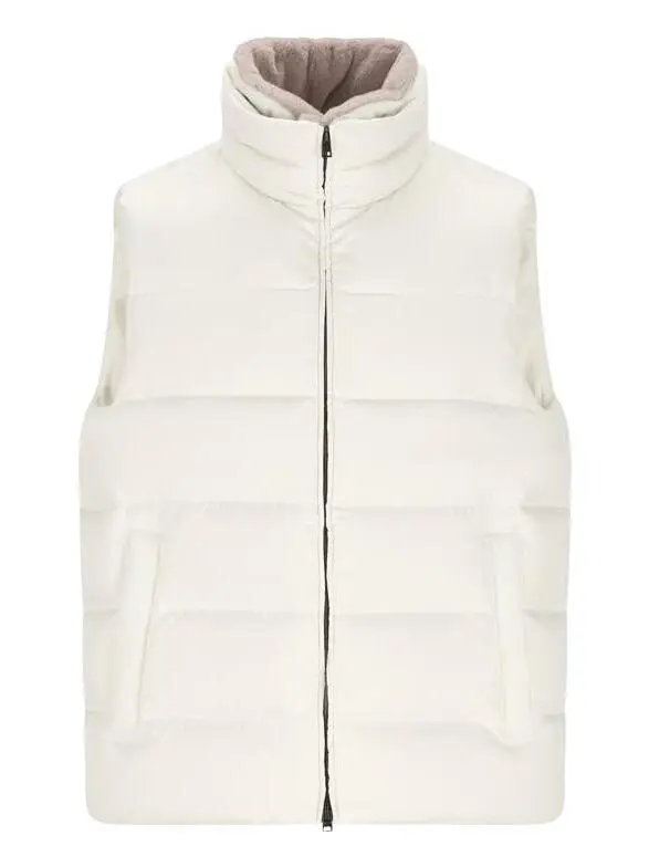 Herno Arendelle Jacket With Monogram Sleeve - White