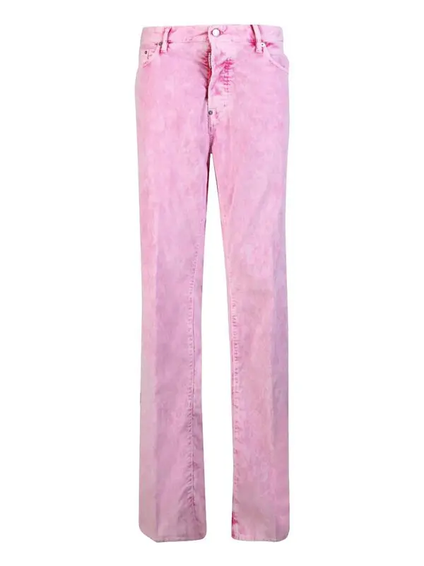 Dsquared2 Roadie Straight Leg Jeans - Pink