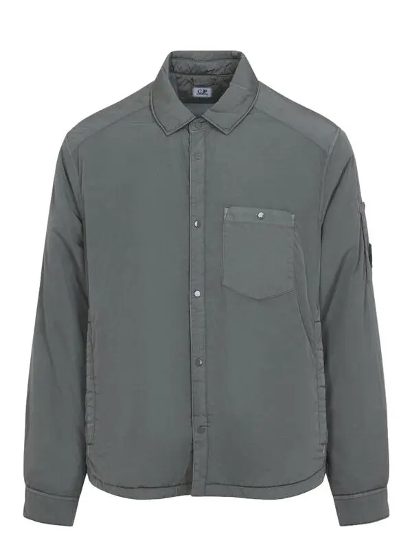 C.P. COMPANY Chrome-r Padded Overshirt - Grey