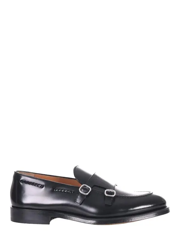 DOUCAL'S Leather Loafers - Black