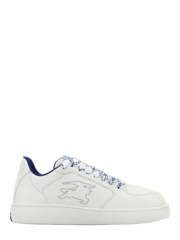 Burberry Leather Stock Sneakers - White