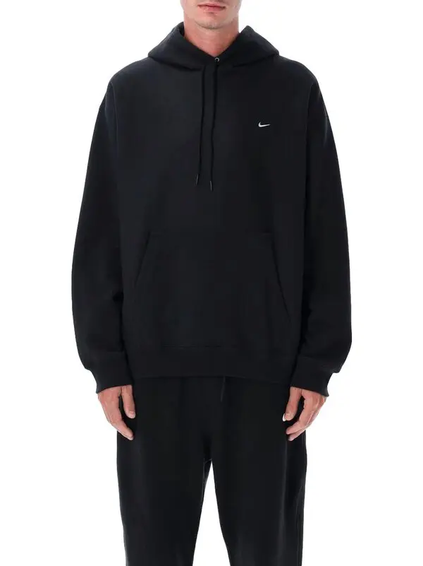 Nike Solo Swoosh Fleece Hoodie - Black