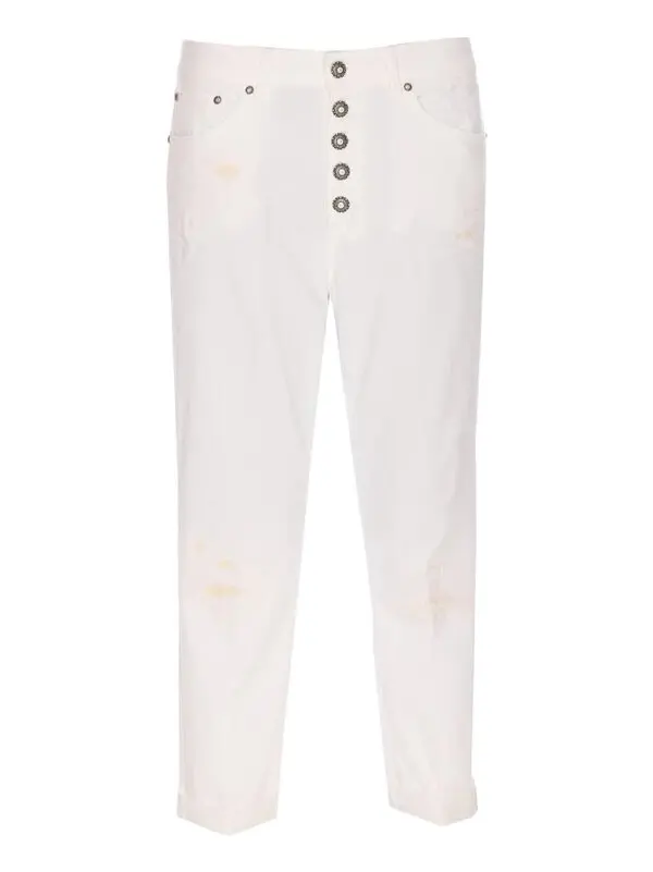 DONDUP Koons Gioiello Pants - White
