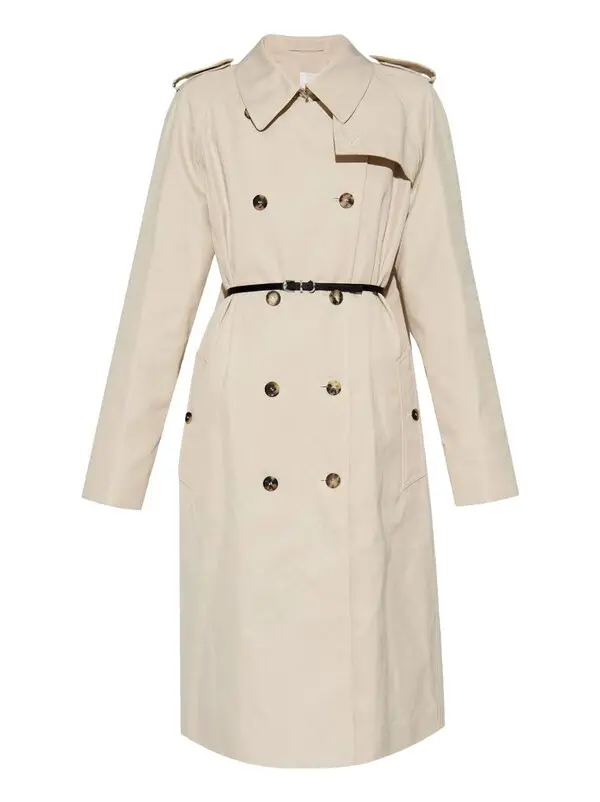 Givenchy Classic Double-breasted Trench Coat - Egg Shell