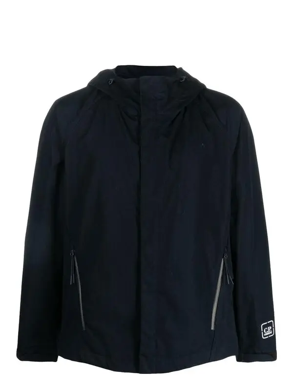 C.P. COMPANY Hooded Jacket - Blue
