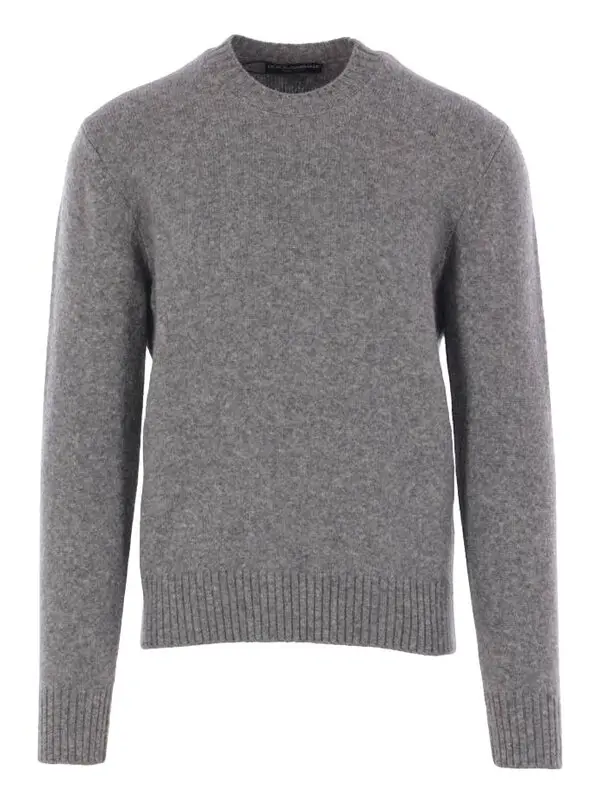 Dolce & Gabbana Crew Neck Sweater - Grey