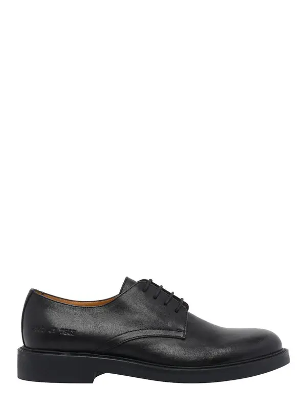 COMMON PROJECTS Officer's Laced Up Shoes - Black