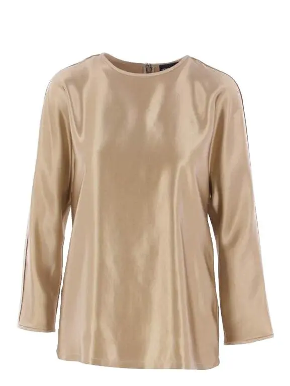 Giorgio Armani Tussah Silk Blouse - Quartz