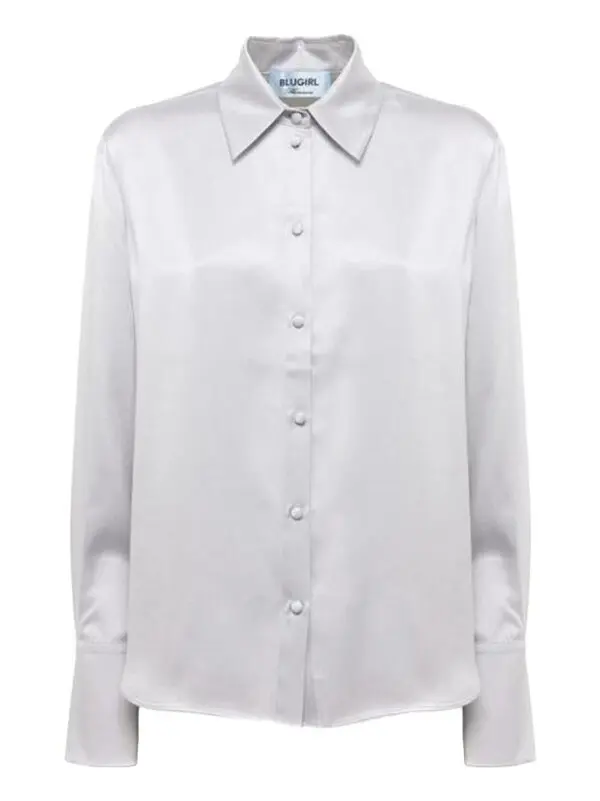 Blumarine Button Down Shirt - Grey